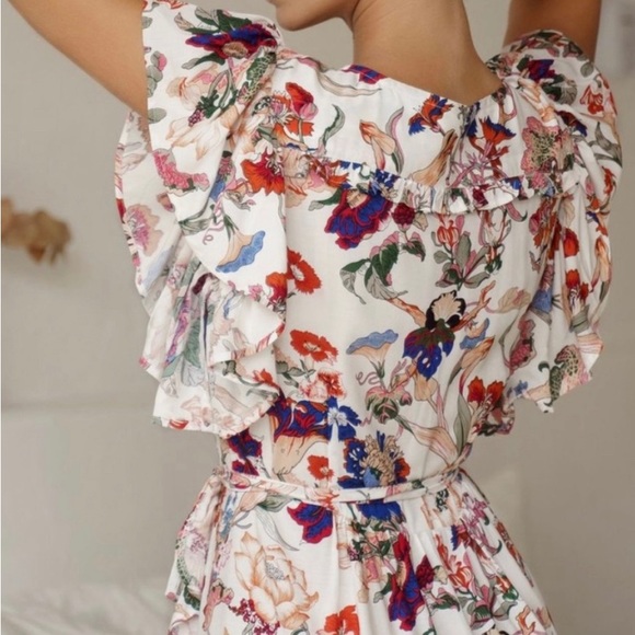 ELF | Dresses | Elf Made By Hand Carmen Wrap Maxi Dress Nwt Boho ...